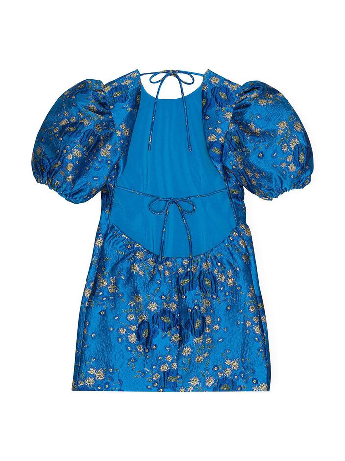 3d Jacquard Open Back Mini Dre