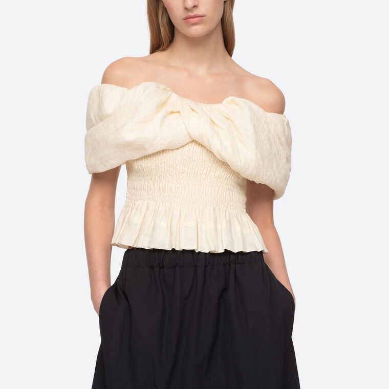 Sea Loren Puffed Off-The-Shoulder Top | Tootsies