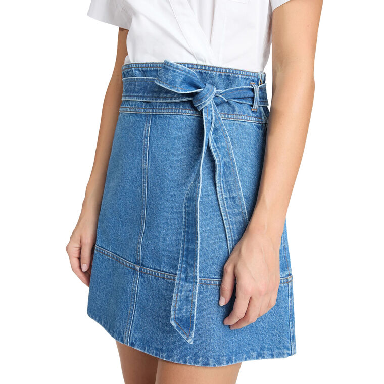 Tanya Taylor Courtney Denim Wrap Skirt | Tootsies