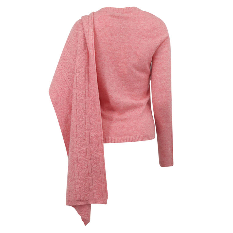 Hellessy Colt Cashmere Sweater with Shoulder Scarf | Tootsies