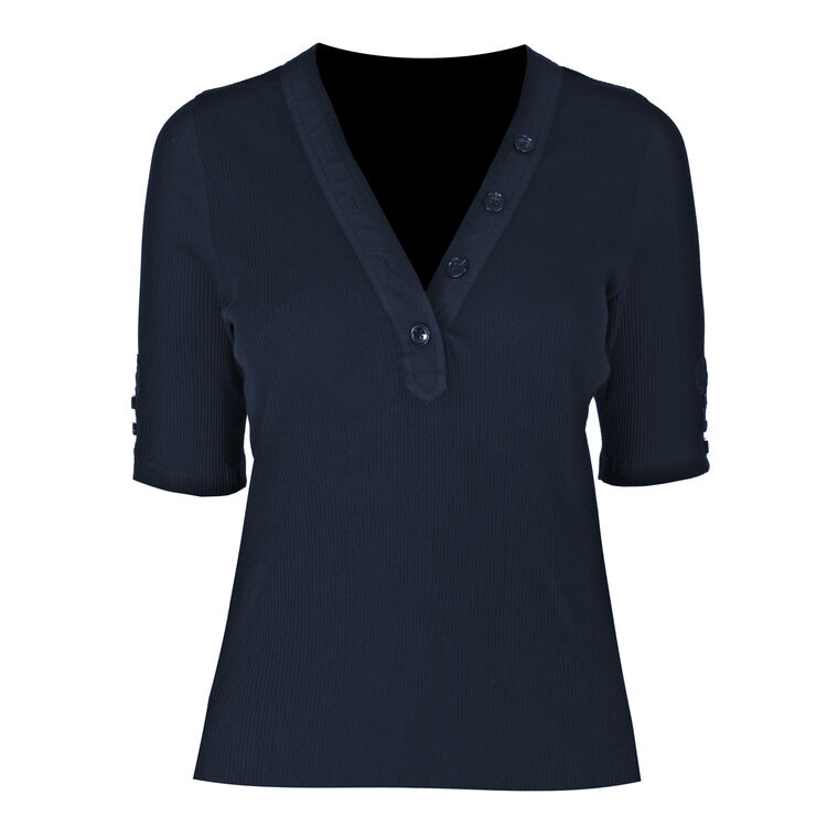 Adrian Mixed Media Tee