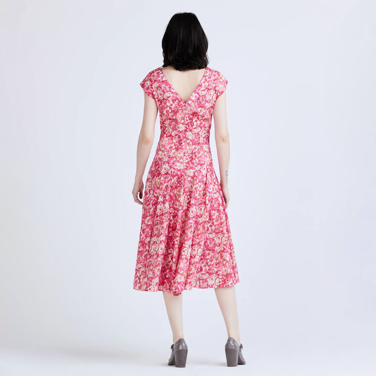 Ella Sleeveless Godet Dress