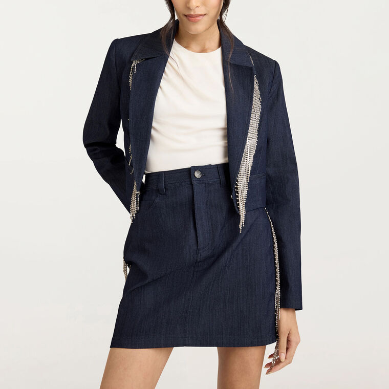 Cinq à Sept Rhinestone Dara Jacket | Tootsies