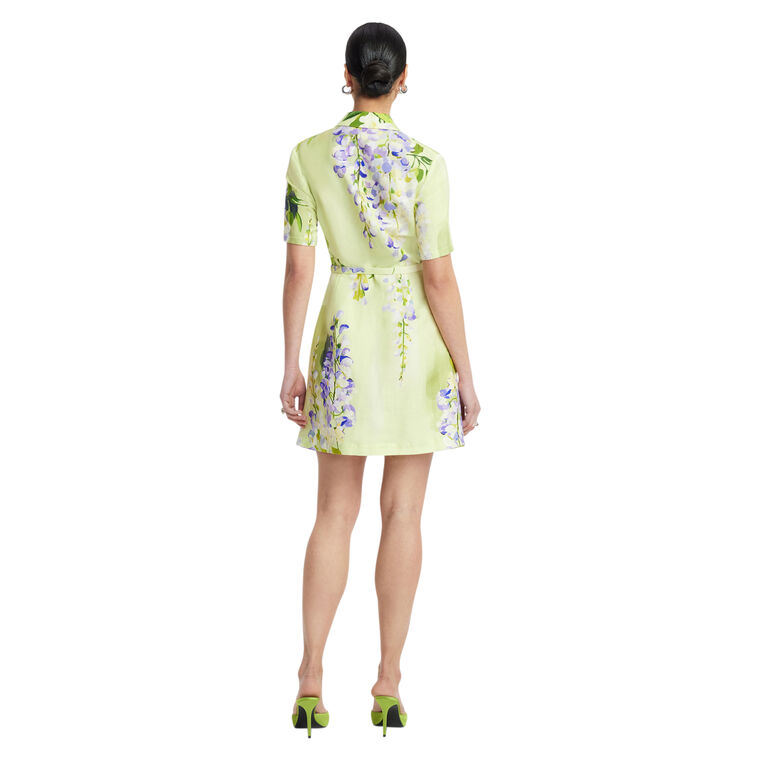 Leo Lin Brigitte Short Sleeve Belted Mini Dress | Tootsies