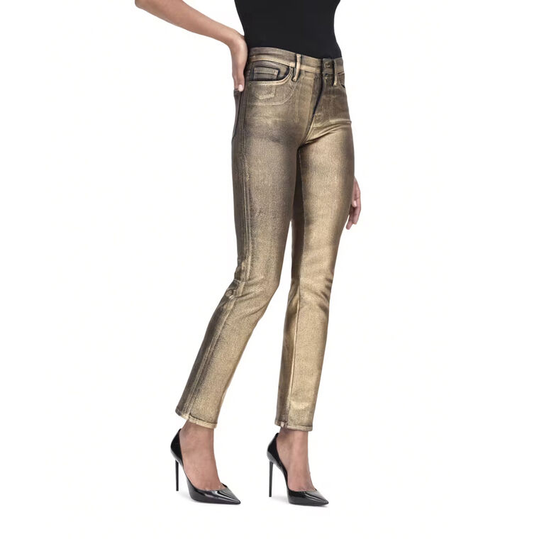 Le High Straight Coated Jean