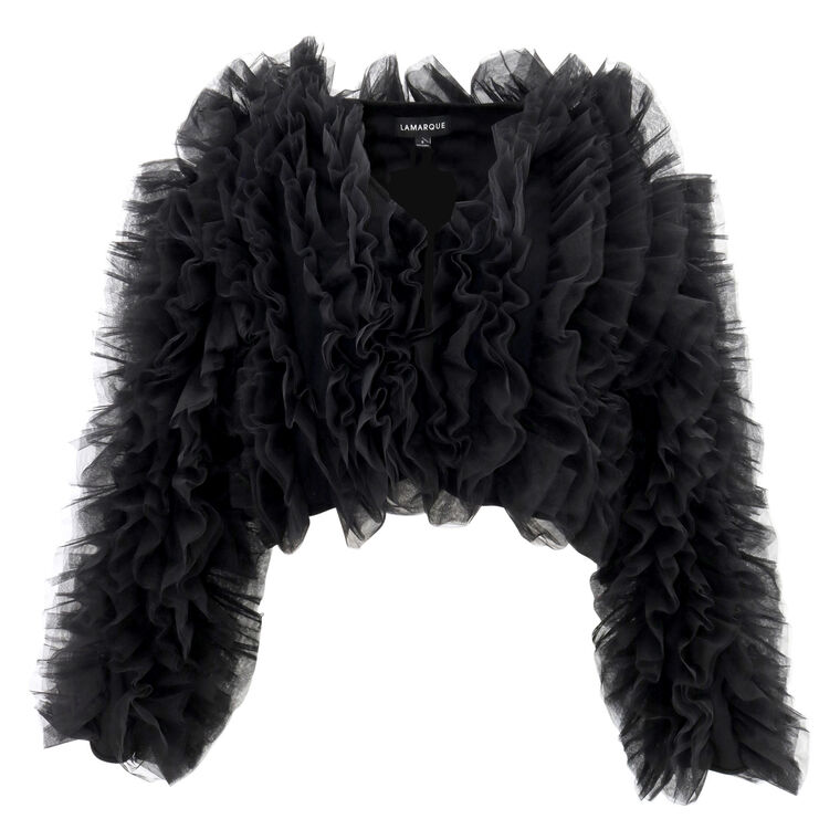 LaMarque Britny Ruffle Tulle Jacket | Tootsies