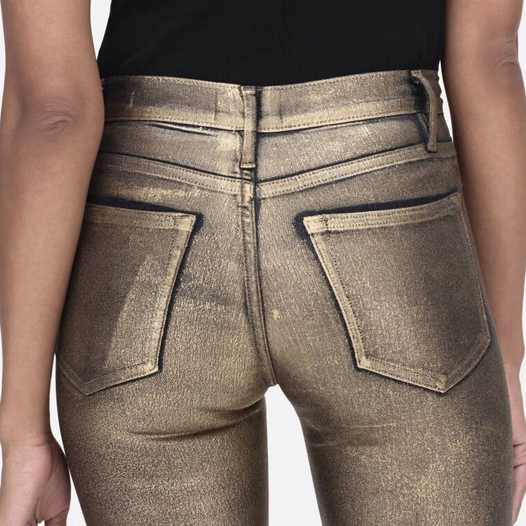 Le High Straight Coated Jean