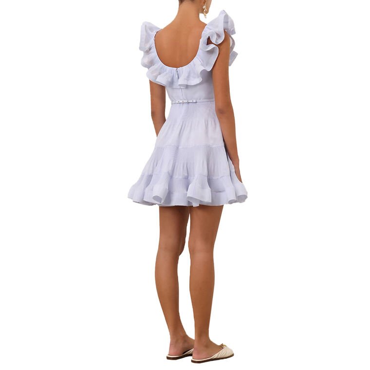 Zimmermann Pleated Frill Mini Dress | Tootsies